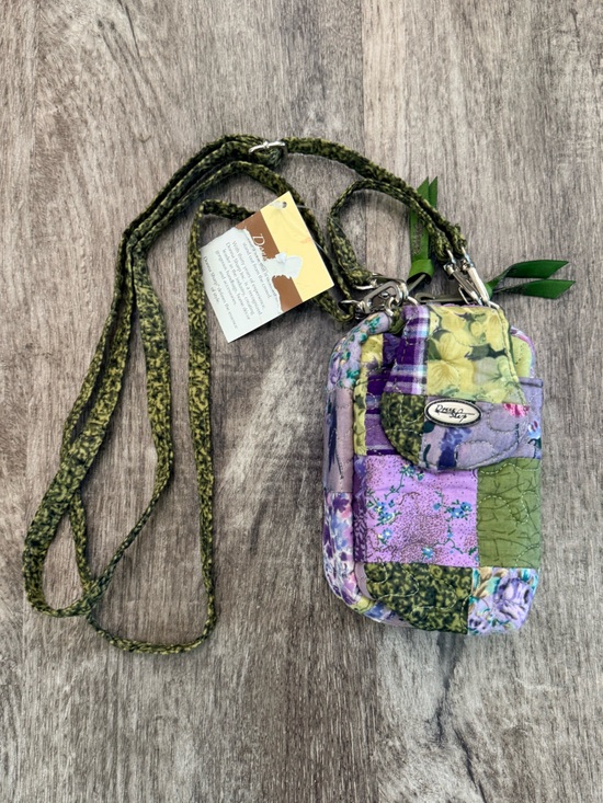 Donna Sharp | Bags | New Donna Sharp Quilted Purple Green Floral ...